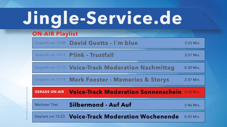 Was sind eigentlich Voice-Tracks? - Jingle-Service.de